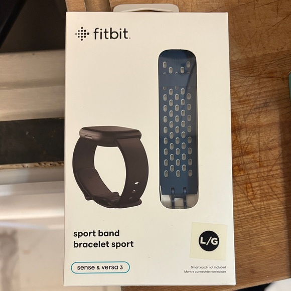 fitbit | Wearables | Fitbit Sport Band For Sense Versa 3 Navy | Poshmark